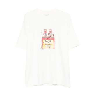 Dr&ocirc;le de Monsieur T-Shirt Dr&ocirc;le Caf&eacute; - - Tops - Herren - Wei&szlig; - L