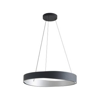 Lucande LED Pendelleuchte Daelor dimmbar (Design, Modern) in Schwarz aus Metall (1 flammig) - Deckenlampe Esstischlampe H&auml;ngelampe H&auml;ngeleuchte Wohnzimmerleuc