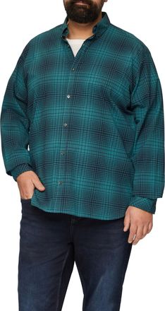 s.Oliver Hemd mit Button-Down-Kragen aus Baumwollstretch