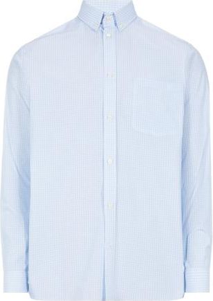 Au Printemps Paris Chemise droite en popeline de coton