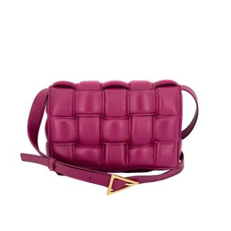 Bottega Veneta Sac bandouli&egrave;re en cuir Pre-owned - Femme - Pre-owned - Violet - Taille: ONE Size
