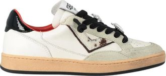 4B12 Playnew D2038 - Femme - Chaussures - Blanc - Taille: 40 EU