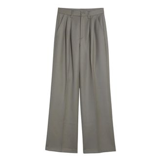 Anine Bing Weite Palazzo Hose - - Trousers - Damen - Gr&uuml;n - M