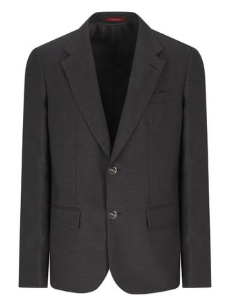 Gucci single-breasted wool blazer - Grau