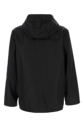 Valentino Garavani Mens Black Nylon Windbreaker Nero Giubbini Jacket