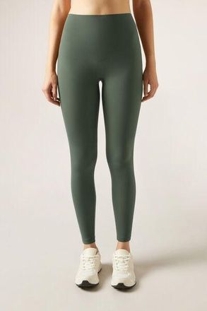 Calzedonia Leggings Sculpt Grun