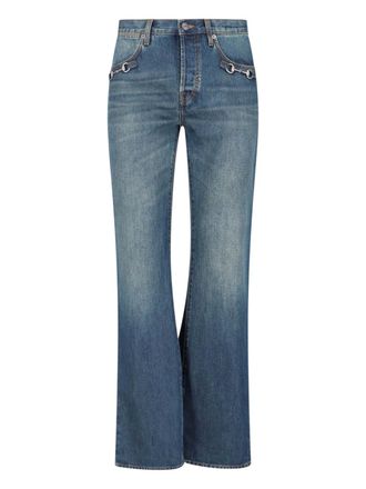 Gucci Bootcut-Jeans Horsebit