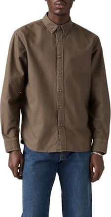 Levi's Authentic Button Down Kaki Green Garmen, Vêtement Vert Kaki, M