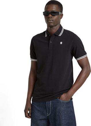 G-Star RAW Herren Dunda Slim Stripe Poloshirt, Schwarz (dk Black D17127-5864-6484), XS