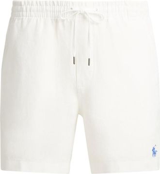 Ralph Lauren Softe Leinenbermudas mit kleiner Pony-Stickerei, Classic Fit in