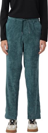 s.Oliver Ankle-Cordhose mit Elastikbund und Kordelzug
