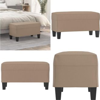 vidaXL Sitzbank Cappuccino-Braun 70x35x41 cm Kunstleder - Sitzbank - Couchtisch - Sofa - Wohnzimmermöbel - Kunstleder Möbel - Home & Living