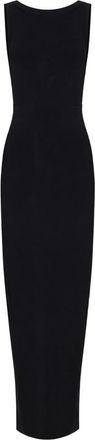 Elisabetta Franchi Red Carpet Dress In Shiny Viscose Fabric With Charms