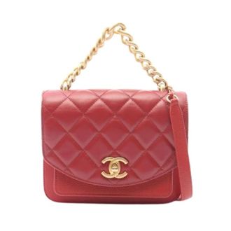 Chanel Pre-owned Vintage Schultertasche - - Pre-owned - Damen - Rot - ONE SIZE