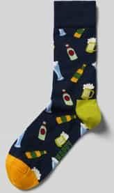 Happy Socks Socken mit Label-Print Modell Beer