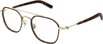 Montblanc Montblanc, Homme, Accessoires, Jaune, Taille: 50 MM Optical Frame