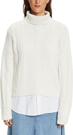 Esprit 103EE1I320 Pull-Over, 055/Ice, XS Femme