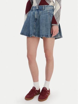 Tommy Jeans Jeansrock DW0DW21992 Blau Regular Fit