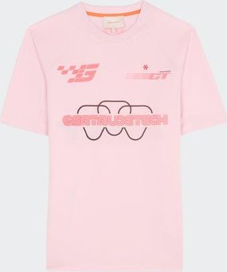 Gertrude T-shirt droit imprim&eacute; - Taille XL