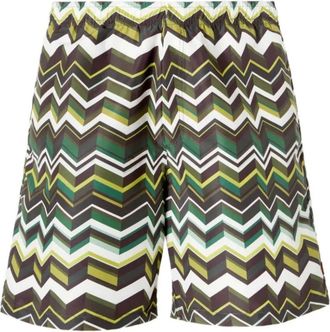 Missoni Homme, Maillots de bain, Multicolore, Taille: XL Long Length Swimshort