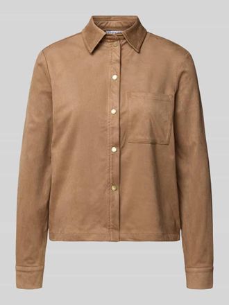 Zabaione Regular Fit Bluse in Leder-Optik Modell Je44ssica