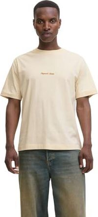 Jack & Jones Jornorrebro EMB Tee SS Crew Neck Noos T-Shirt, Bronze, M