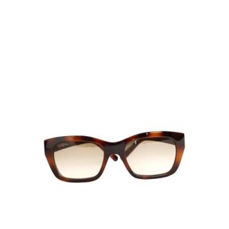Ferragamo Lunettes de soleil en plastique Pre-owned - Femme - Pre-owned - Brun - Taille: ONE Size