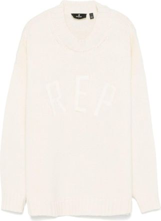 Represent Pullover mit Logo - Weiß