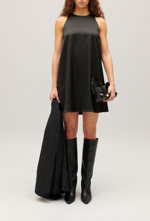 Claudie Pierlot Kurzes, gekn&ouml;pftes Kleid Schwarz