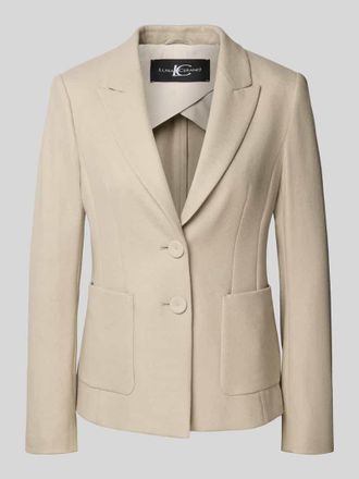 Luisa Cerano Slim Fit Blazer aus Woll-Mix mit Reverskragen