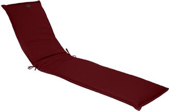 Hesperide Liegenpolster Korai in Burgunderrot - 190 × 60 cm - Bordeaux