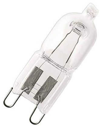 Osram 4052899948501 Lot de 3 Halogene 33, 00W G9 Blanc Chaud Droite 2700K, Verre/, G9, 33, 00 W, Transparent