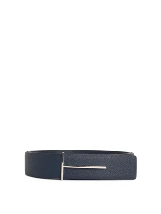 Tom Ford Ceinture - Bleu Fonc&eacute;