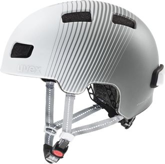 Uvex Damen City 4 WE Fahrradhelm, White-Grey matt, 51-55cm
