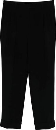Alberto Biani Femme, Pantalons, Noir, Taille: 38 FR Cropped Pantalons