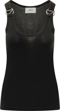 Coperni Femme, Tops, Noir, Taille: 38 FR Hauts sans manches