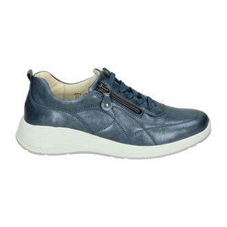 Waldl&auml;ufer Blaue Sportliche Flache Schuhe mit Herausnehmbarer Einlegesohle - - Shoes - Damen - Blau - 40 1/2 EU