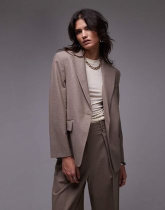 Mango Blazer densemble décontracté - Marron