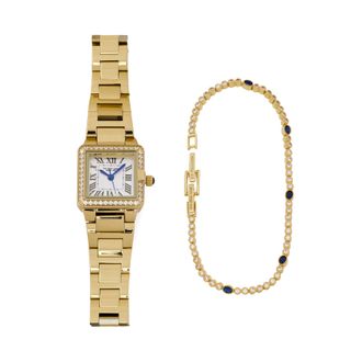 U.S.Polo Association Uhr und Armband Set U.S. Polo Assn. Sophie USP6407TW Goldfarben