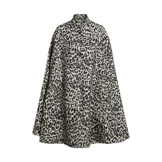Valentino Garavani Animalier Stoff Cape - - Jackets - Damen - Mehrfarbig - XS