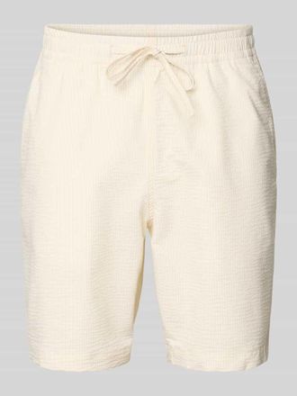 Lacoste Loose Fit Shorts aus Baumwoll-Mix