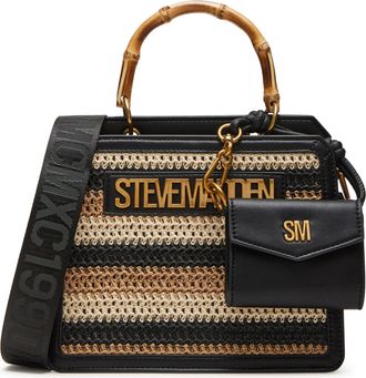 Steve Madden Damen Satchel Evelyn-U Umhängetasche, Braun
