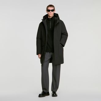Sandro Kapuzenparka mit Rei&szlig;verschluss