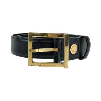 Bulgari Pre-owned Cuir ceintures - Homme - Pre-owned - Noir - Taille: ONE Size