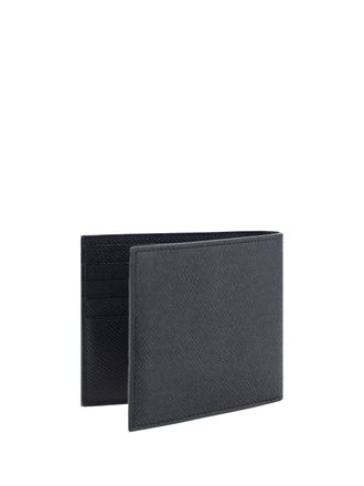 Ferragamo Mens Leather Wallet Black Calf Bos Taurus