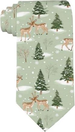 Generic Adorable Cerf Neige Cravates Doux Cravate Élégante Cravatte Pour Scolaires Formelle Fêtes