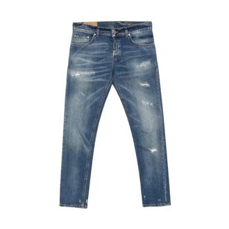 Dondup Jean droit - Homme - Jeans - Bleu - Taille: W34