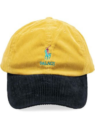 Palace casquette en velours côtelé Classic Polo - Jaune