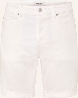 Replay Jeansshorts Rbj.981 Tapered Fit weiss