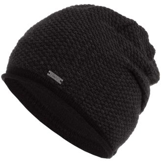 Faera M&uuml;tze Damen Winterm&uuml;tze warm gef&uuml;ttert Fleece-Futter Winter Fr&uuml;hjahr M&auml;dchen Strickm&uuml;tze Beanie 54, Farbe:Schwarz